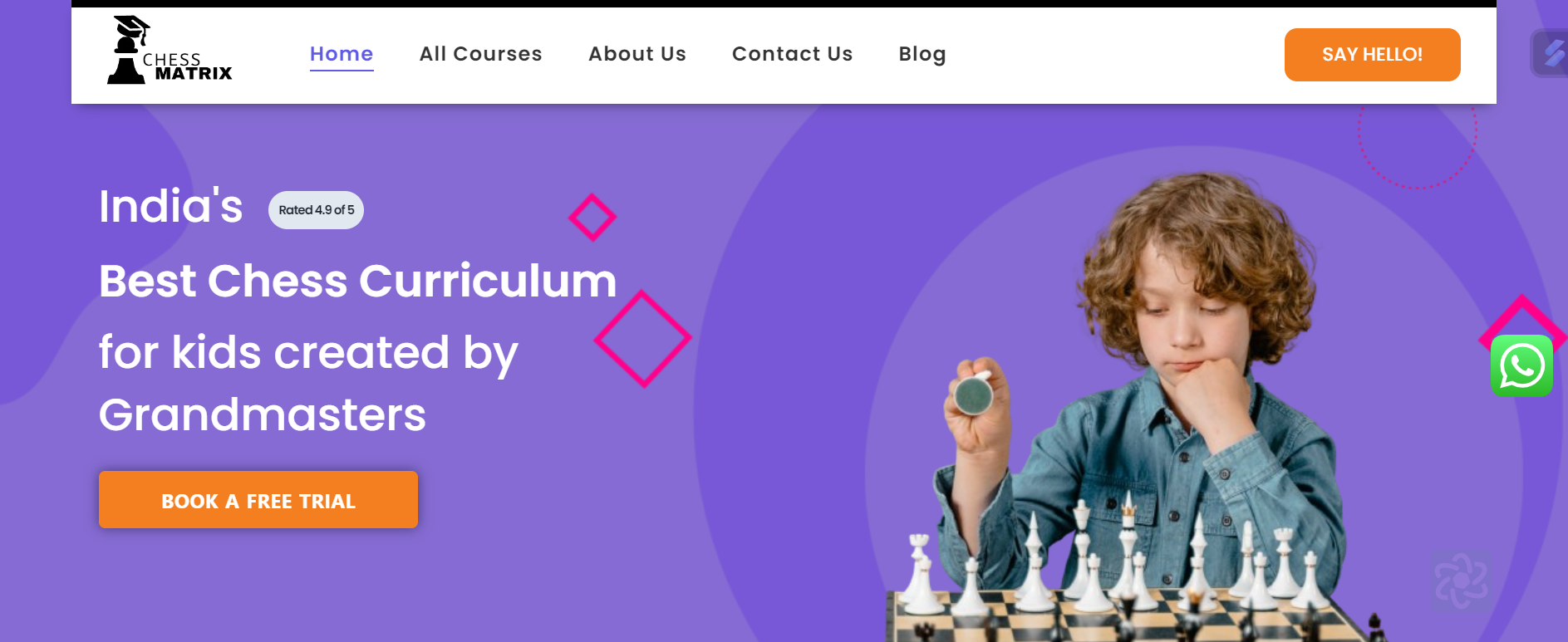 Best Online Chess Academy for Kids | ChessMatrix